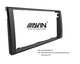 On-board Monitor Widescreen Navigation Frame for BMW E39 5-Series ...